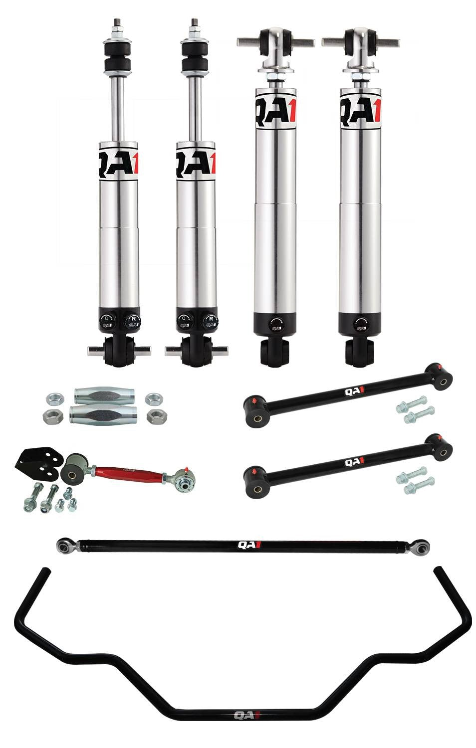QA1 Level 1 Drag Suspension Kit with Shocks - 1969-1970 Chevrolet Impa ...