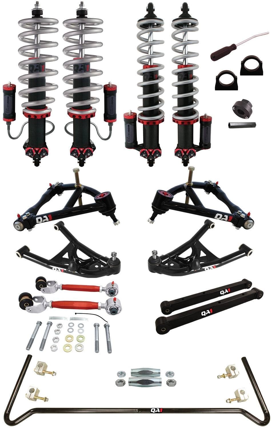QA1 Level 3 Drag Suspension Kit with Shocks - 1994-1996 Chevrolet Impa ...