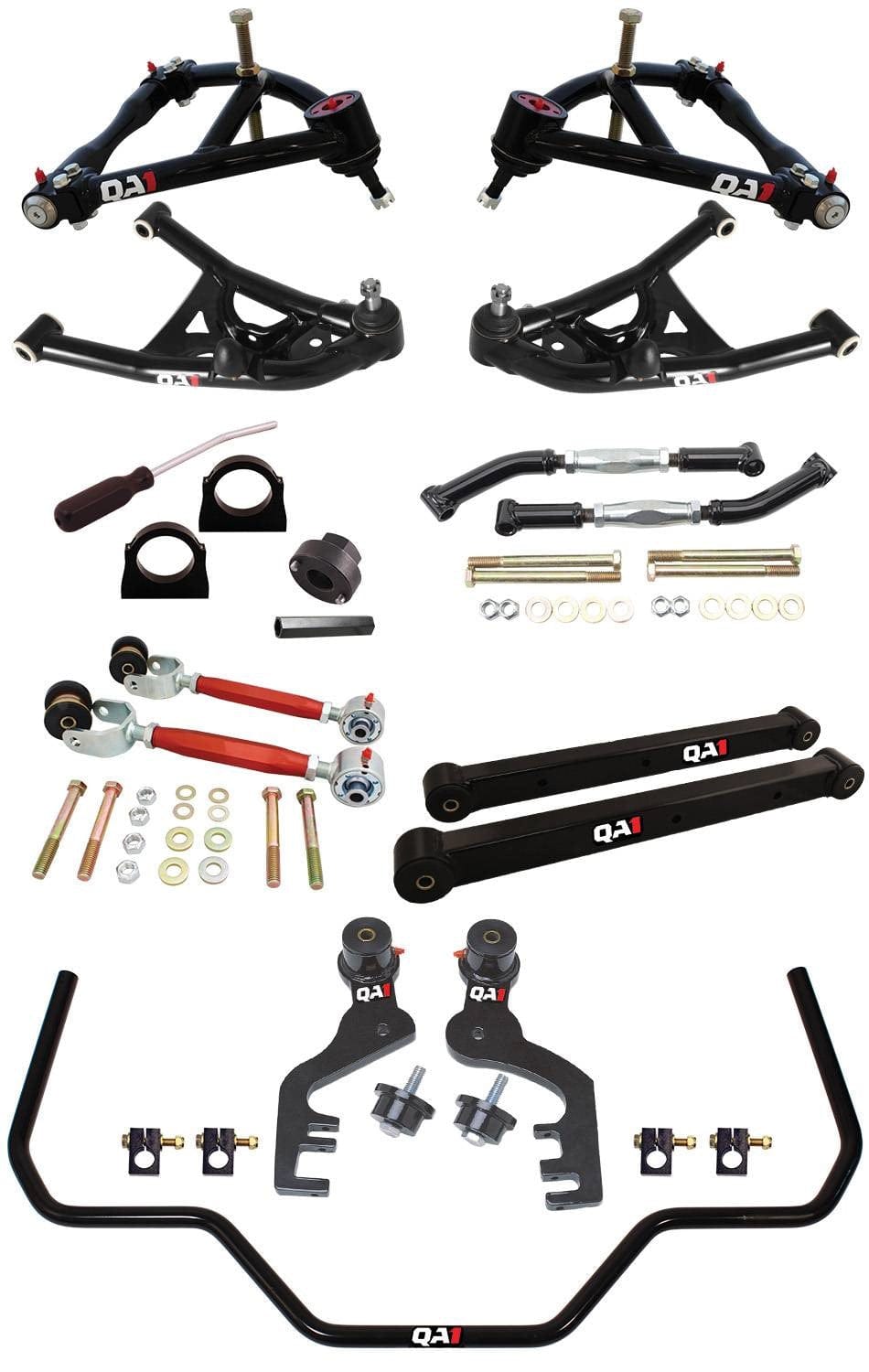 QA1 Level 3 Drag Suspension Kit without Shocks - 1969-1972 Pontiac Gra ...