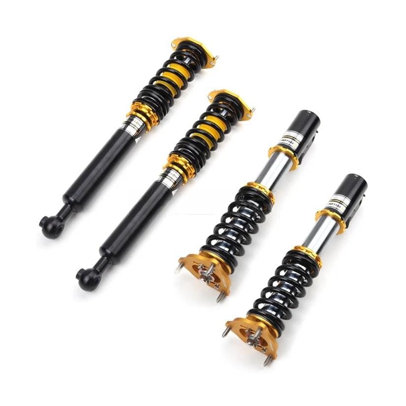 Yellow Speed Inverted Pro Street Coilovers for 2008-2015 Mitsubishi La ...